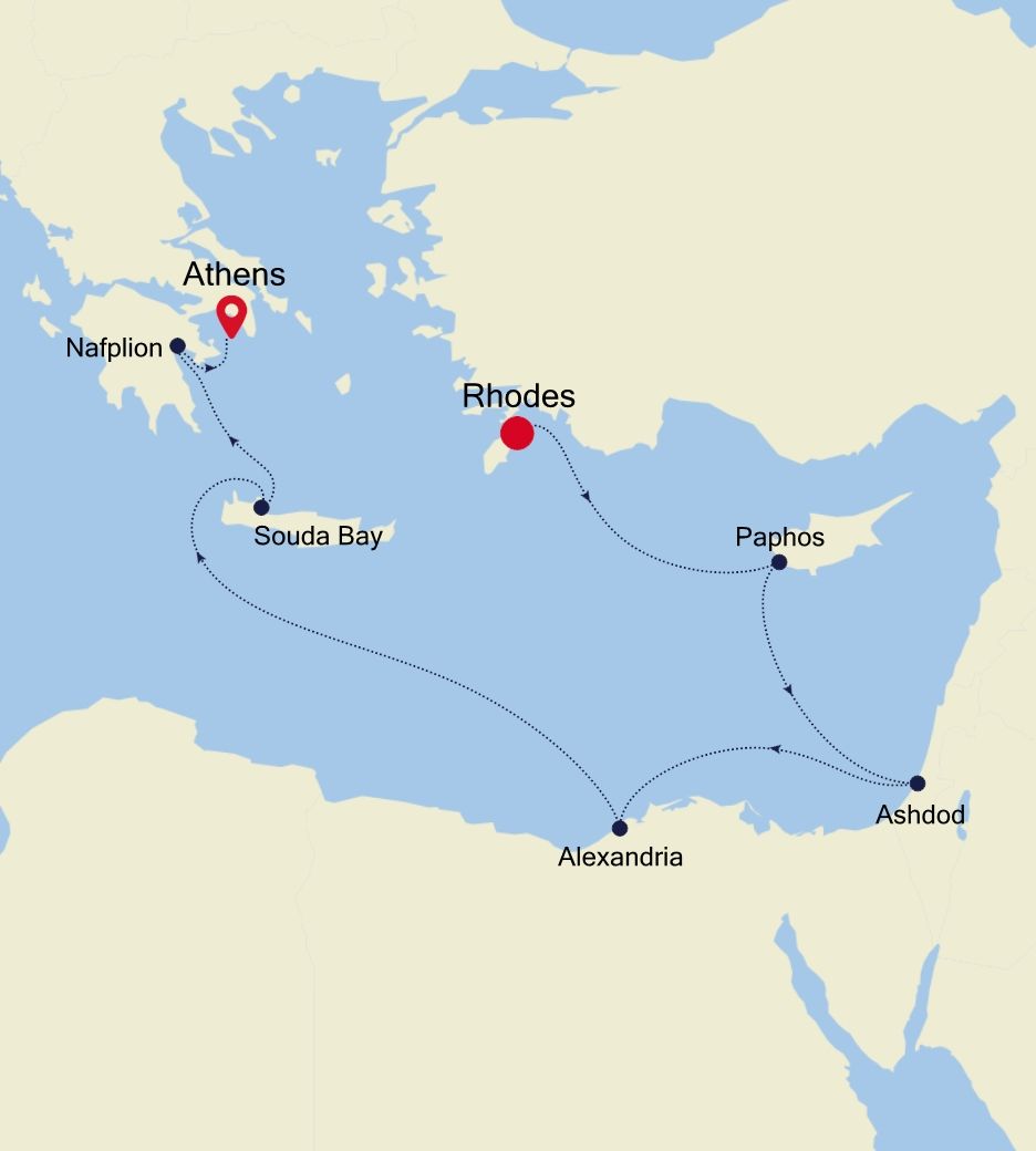 Rhodes to Athens | Small Ship Travel