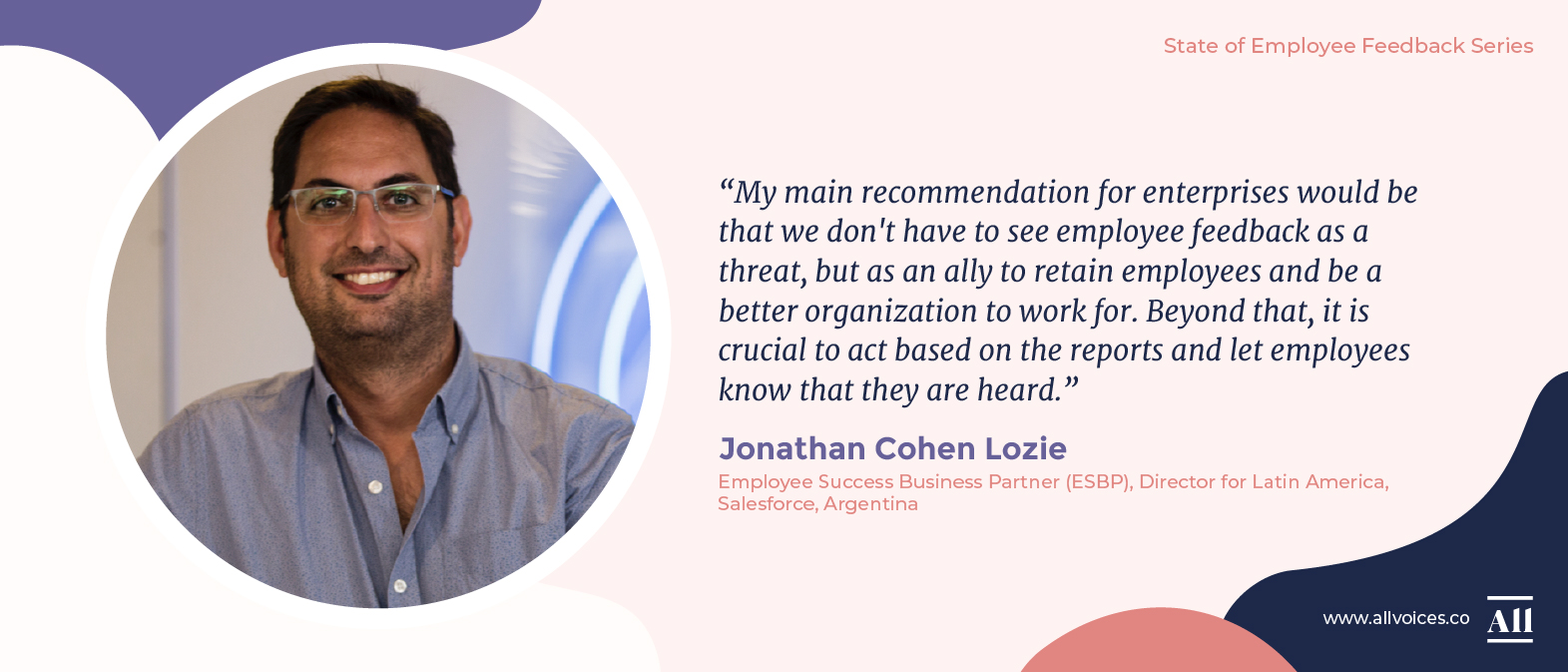 Meet Jonathan Cohen Lozie, Director for LatAm of Salesforce | AllVoices