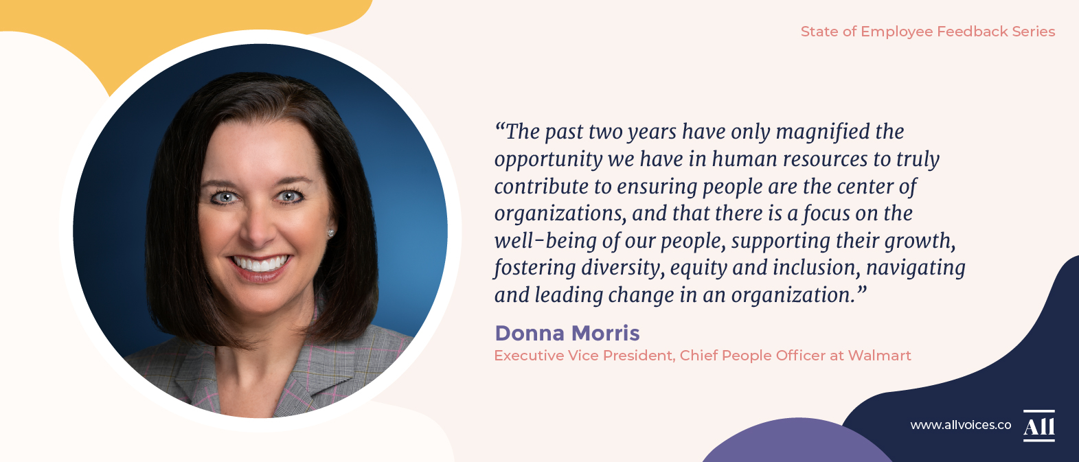 Meet Donna Morris, Chief People Officer of WalMart | AllVoices