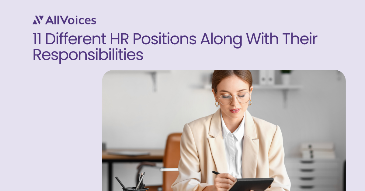 11 Different HR Positions And Their Responsibilities | AllVoices