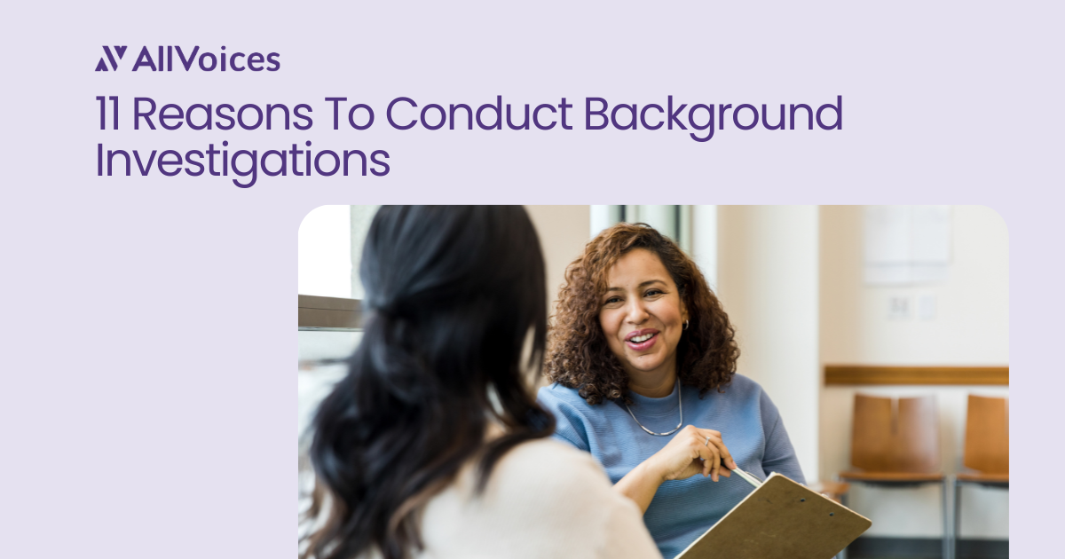 11 Reasons To Conduct Background Investigations | AllVoices