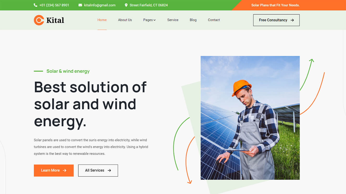 Kital – Construction Website Webflow Template - Brandbes