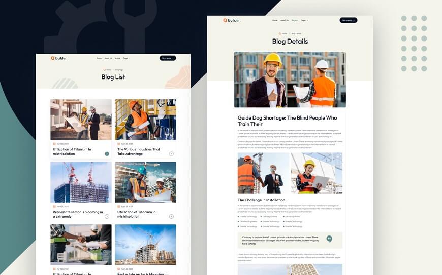 Buildo - Construction Website Template - Brandbes