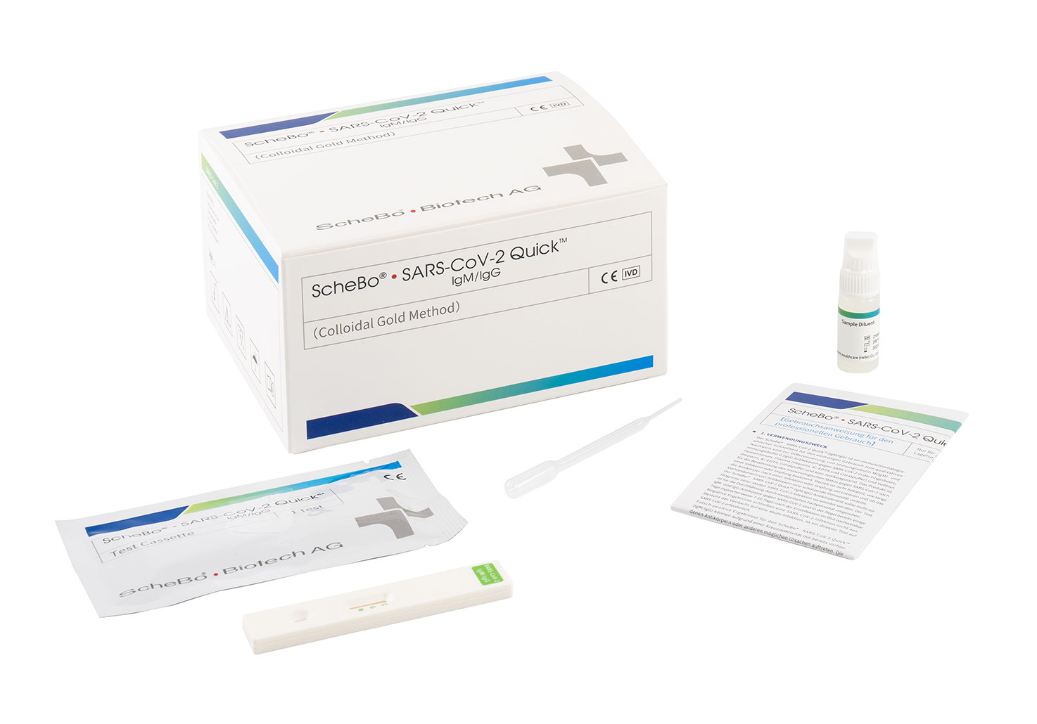 ScheBo® • SARS-CoV-2 Quick™ IgM/IgG 2in1 rapid test - ScheBo Biotech AG