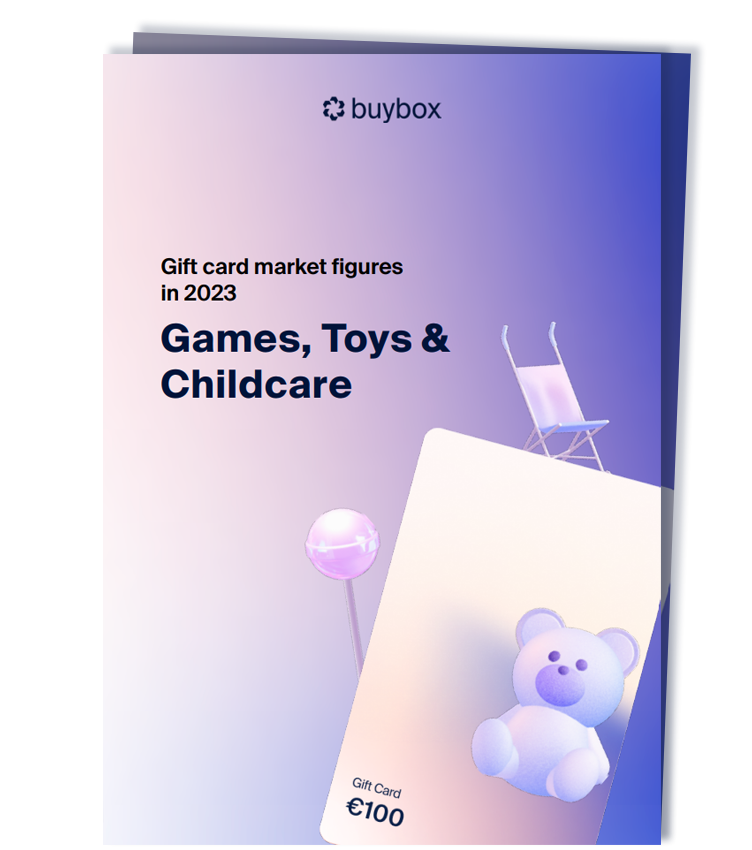 Buybox - Gift card market figures for the Toys, Games & Childcare industry
