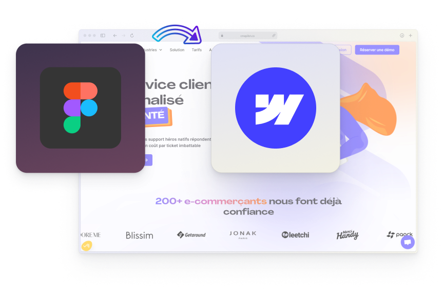 Convertir une maquette Figma vers Webflow