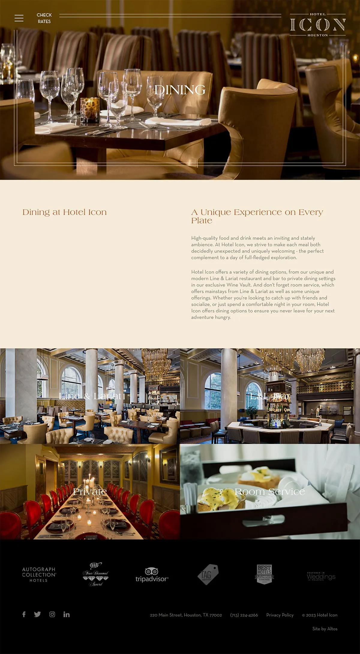 Hospitality Web Design and Development - Altos Work