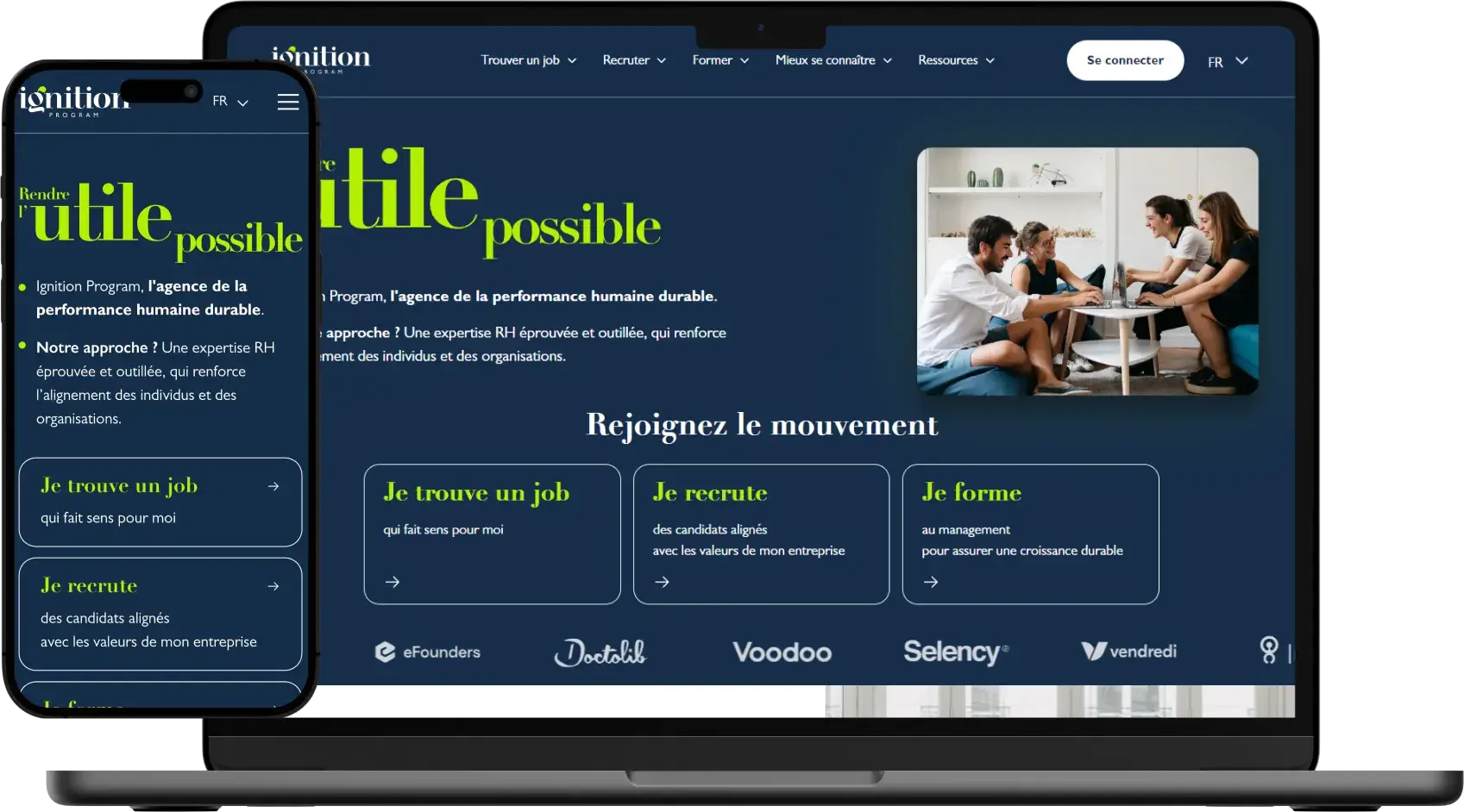 Projet Webflow Ignition Program - Formation en management pour top ...