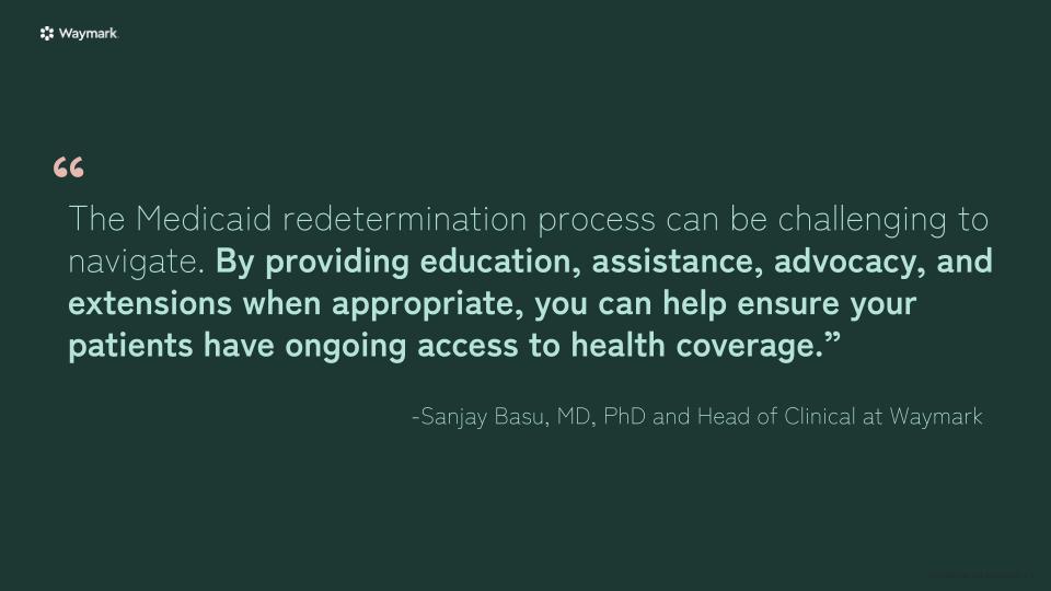 How to Help Patients Through Medicaid Redetermination | Waymark