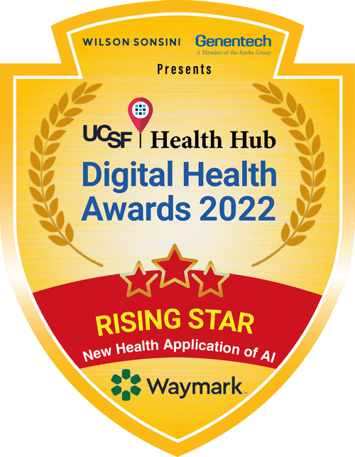 Waymark has won a UCSF Digital Health Award | Waymark