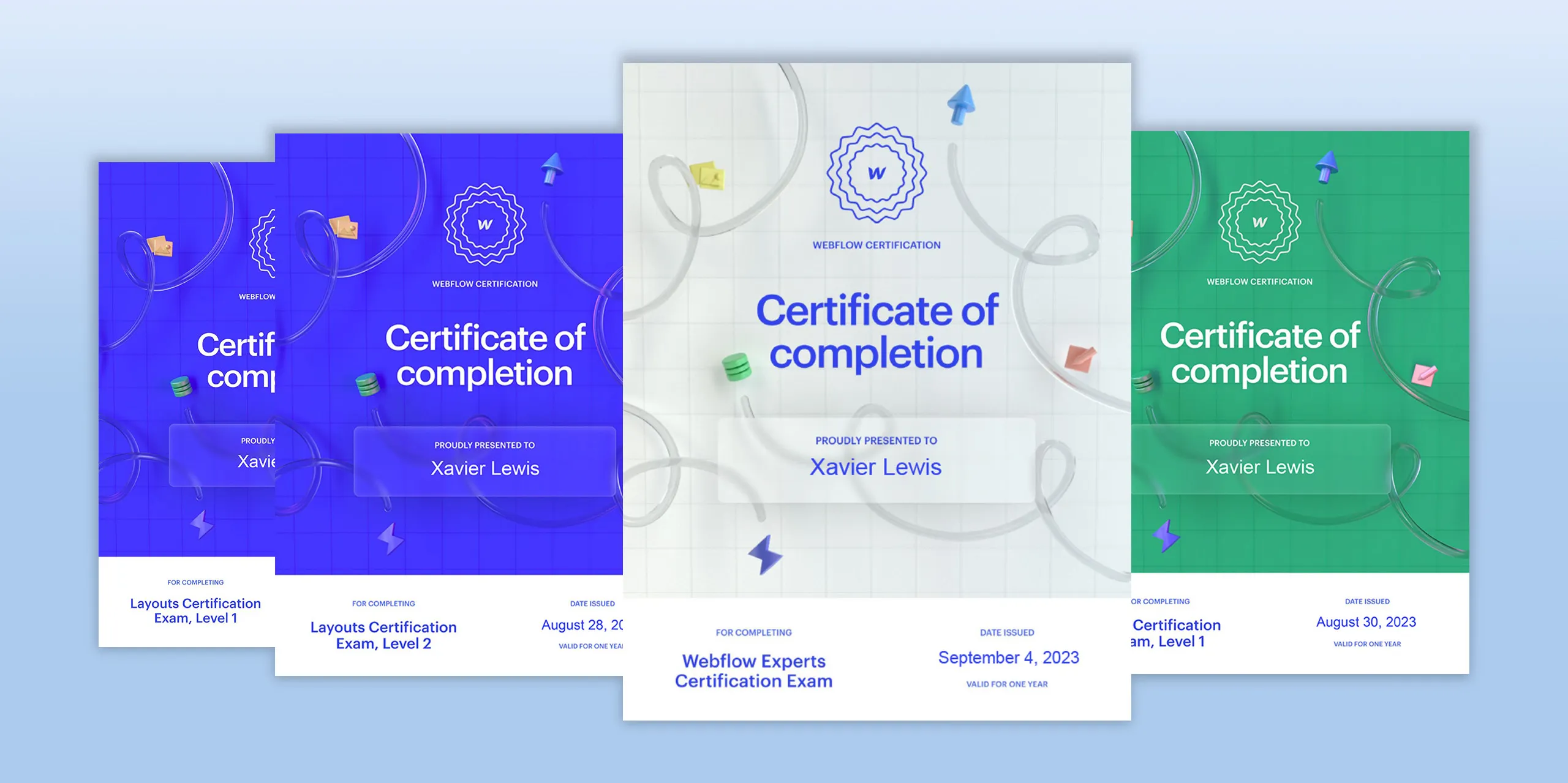 La certification Expert Webflow - Xavier Lewis