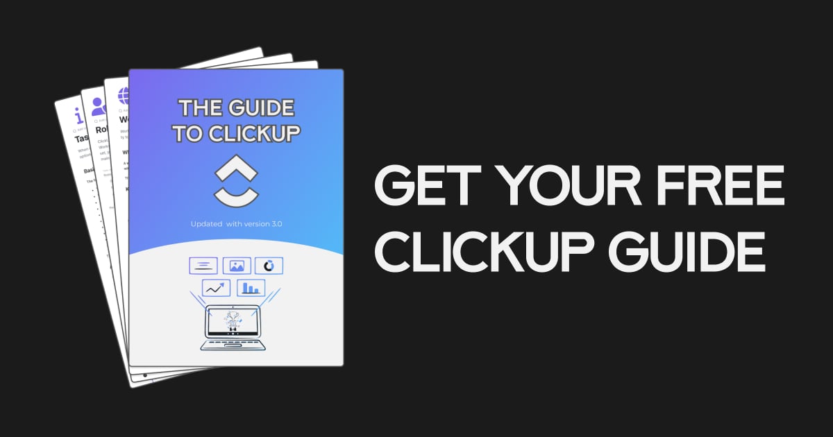 Free ClickUp Guide by UpSys - Discover ClickUp in a Day