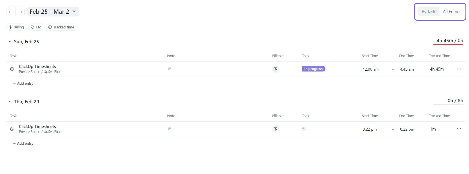 How to use ClickUp Timesheets in 2024