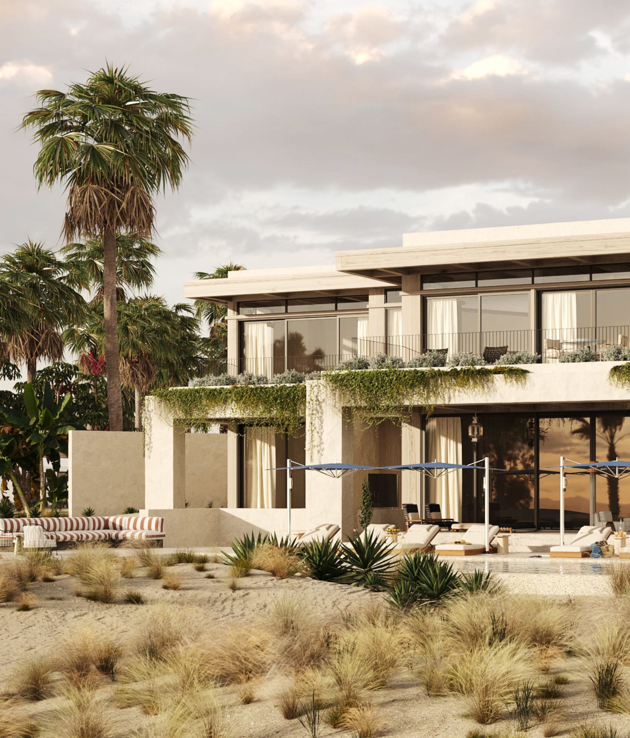 High-End Villa Visualization, Mexico | PIXREADY