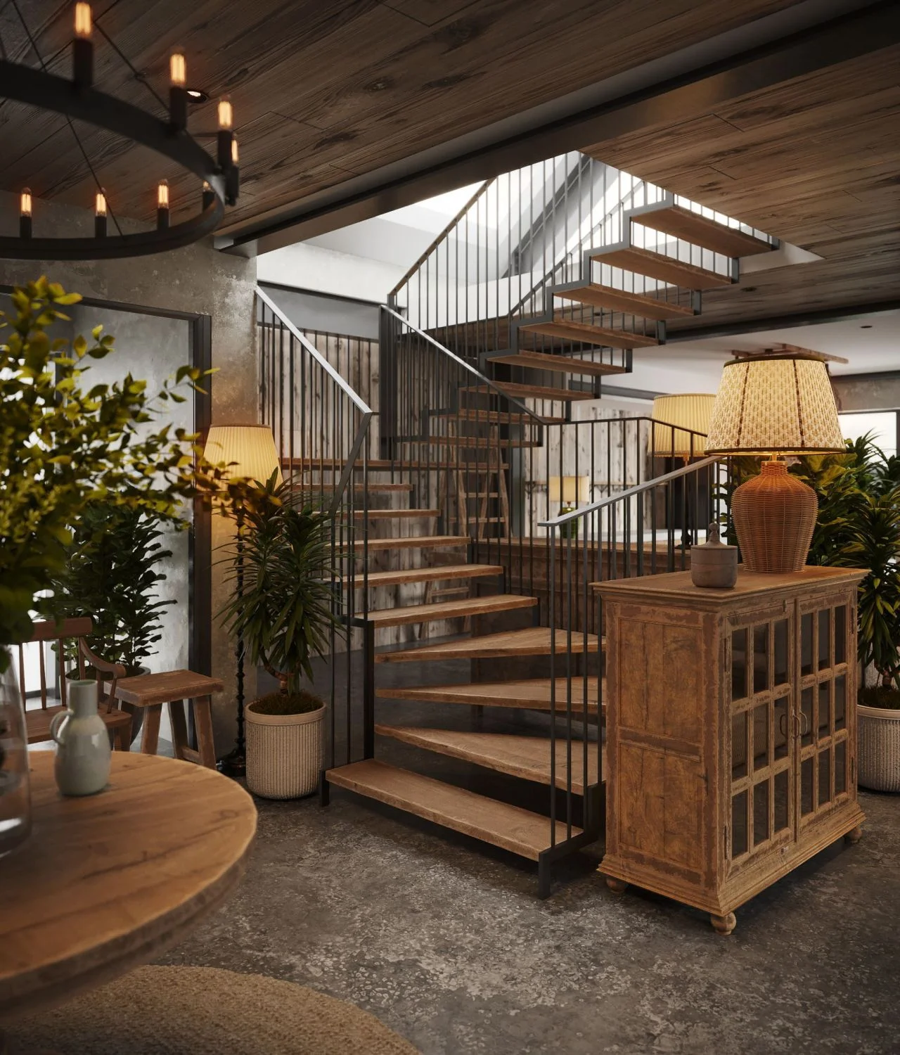 3D Interior Visualization of a Cafe & Farm Shop, UK | PIXREADY