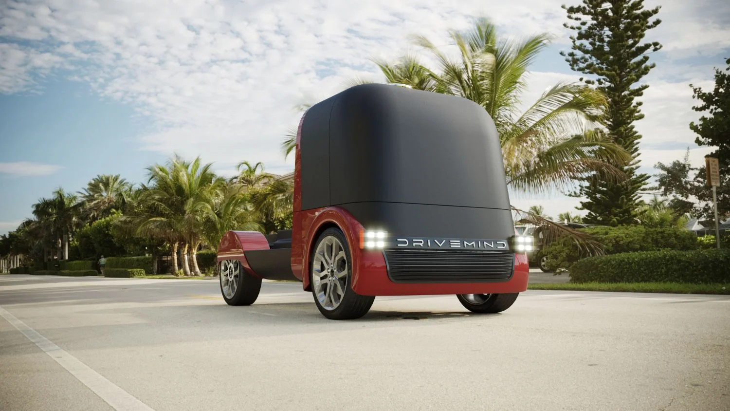 Сoncept Visualization for Autonomous Delivery Vehicles | PIXREADY