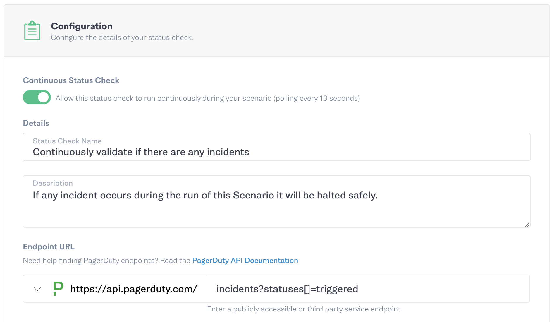 Announcing Status Checks to ensure safe Chaos Engineering Scenarios