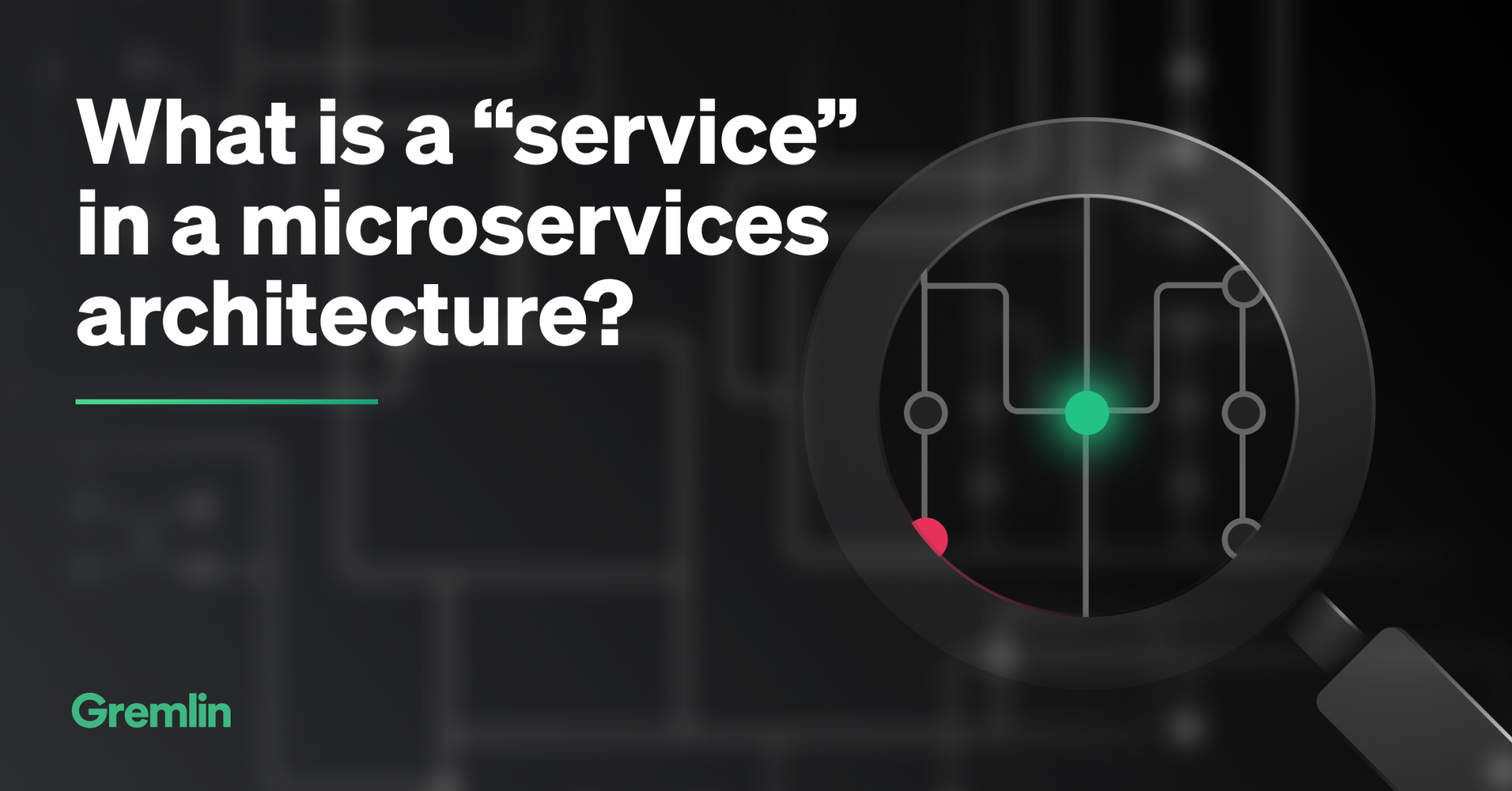 What is a "service" in a microservices architecture?