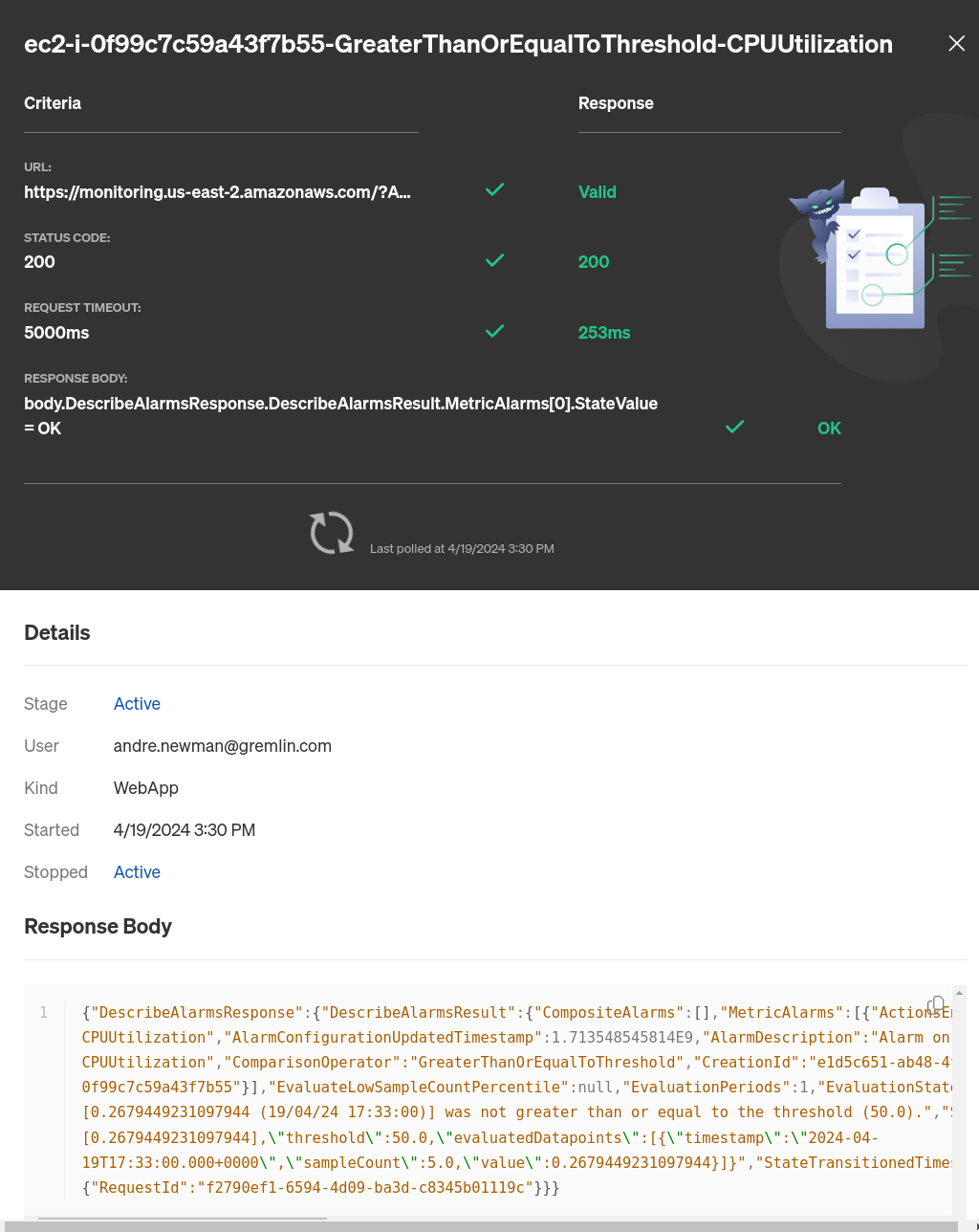 How to use Amazon Cloudwatch with Gremlin