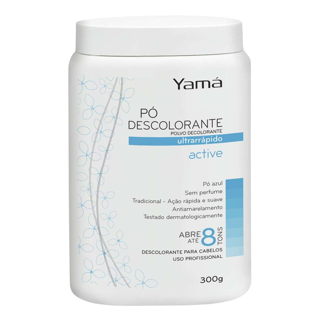 Pó Descolorante Tradicional Active Pote 300g - Yamá Expert