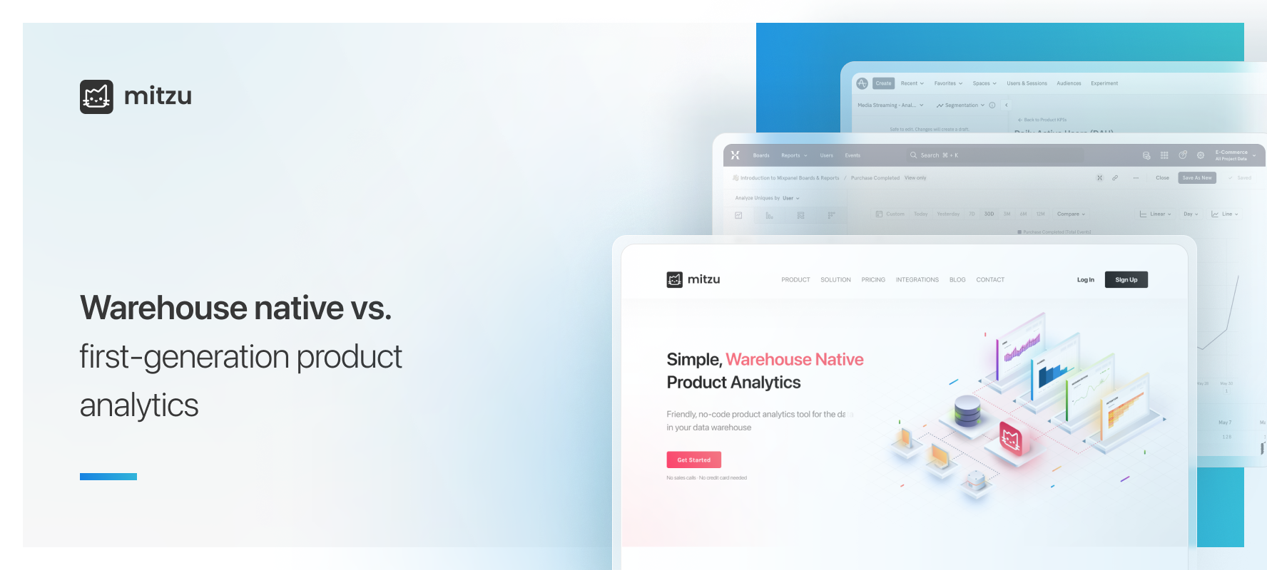 Warehouse Native vs. First-Generation Product Analytics - Mitzu