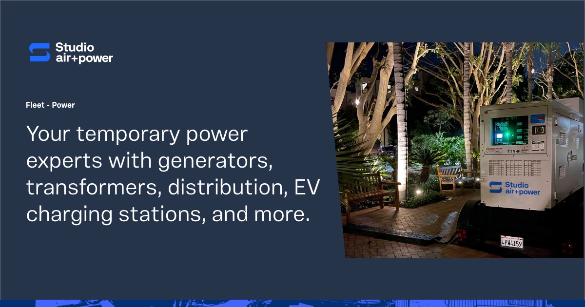 Fleet: Power Equipment | Studio Air and Power