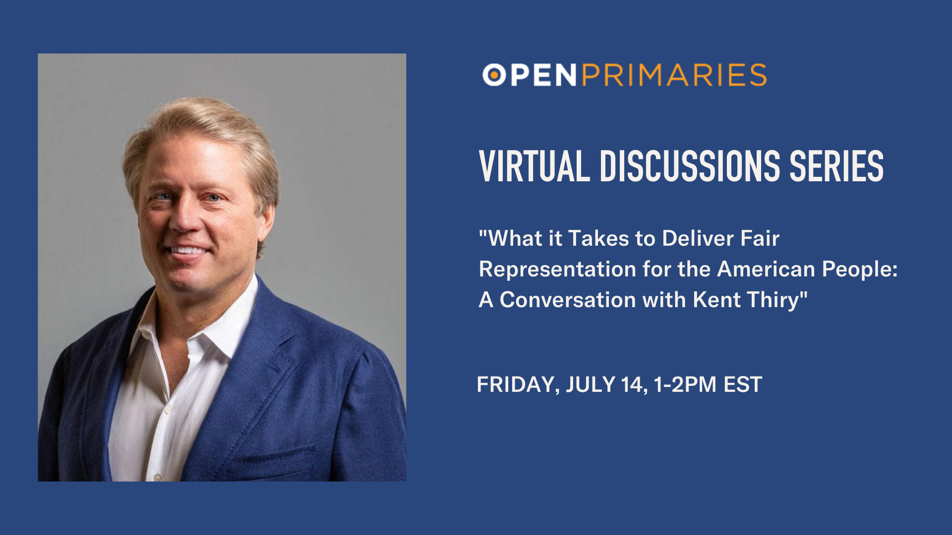 A deep dive into fair representation with Kent Thiry | Unite America