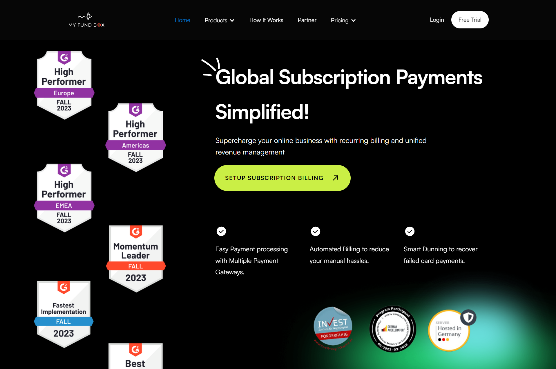 MYFUNDBOX- Global Subscription Payments Simplified!