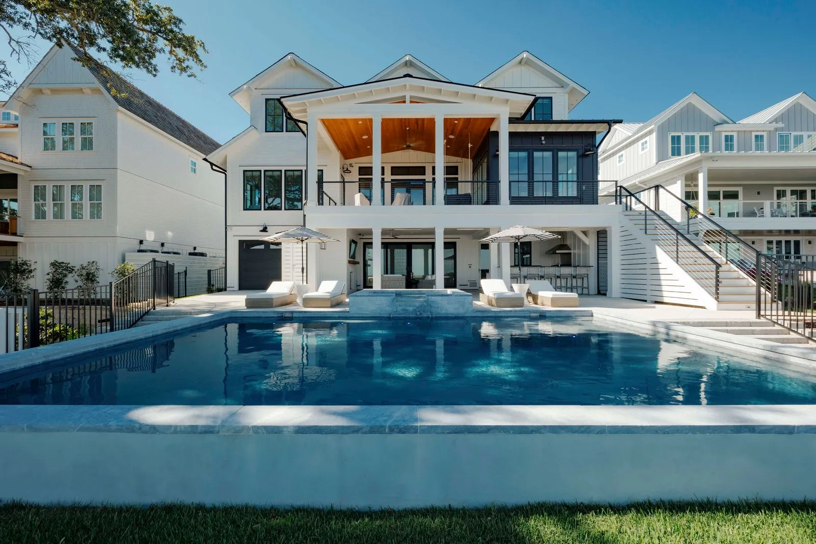 Waterfront Place Custom Pool in Hampstead, NC