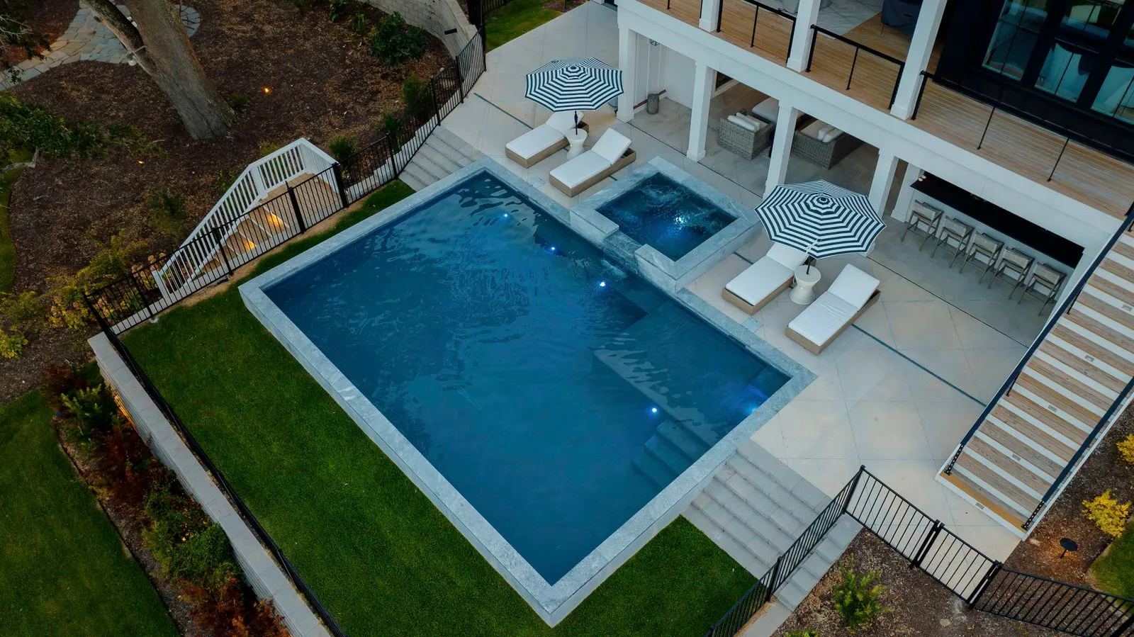 Waterfront Place Custom Pool in Hampstead, NC