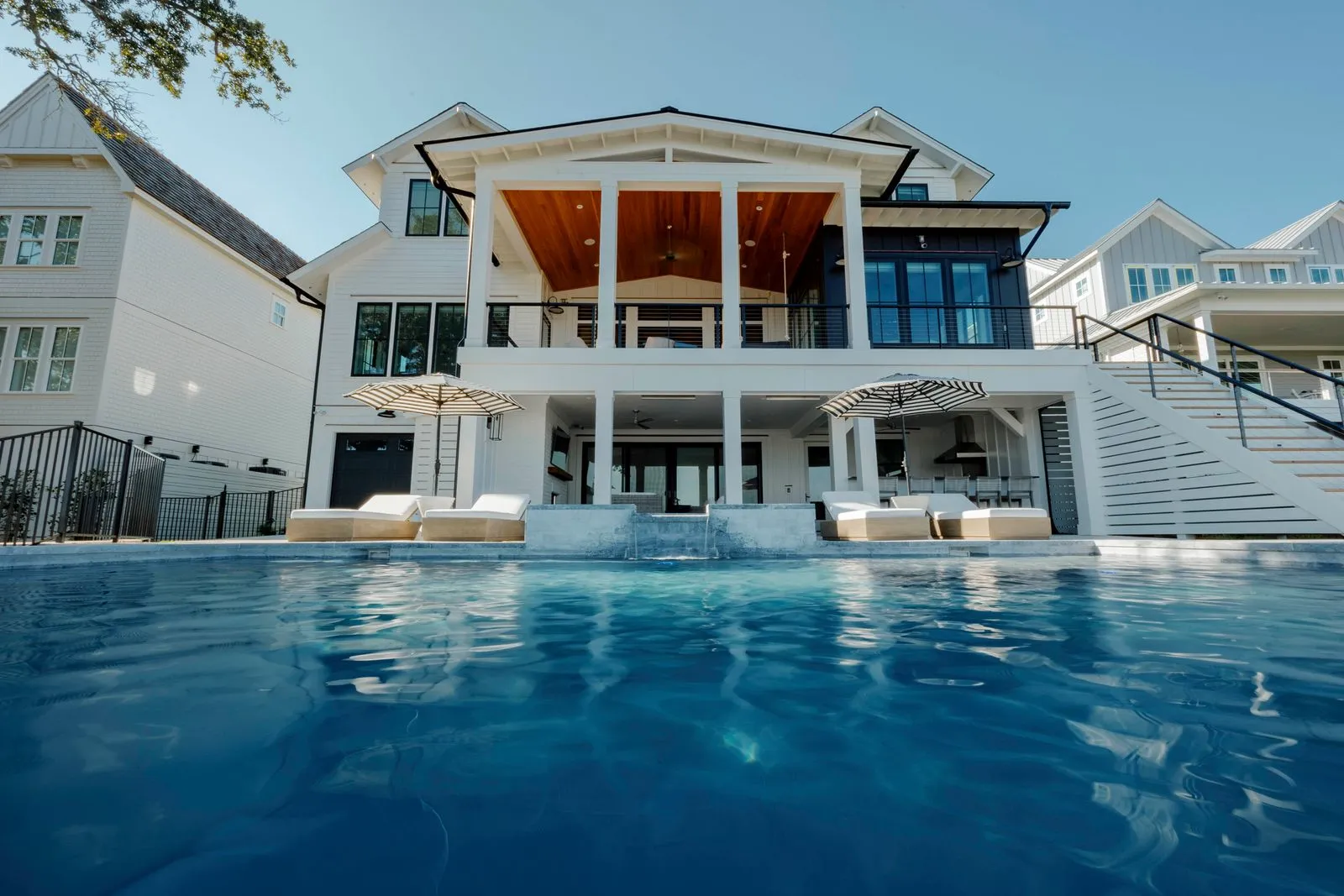 Waterfront Place Custom Pool in Hampstead, NC