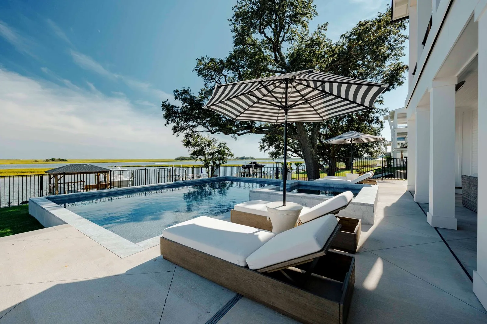 Waterfront Place Custom Pool in Hampstead, NC