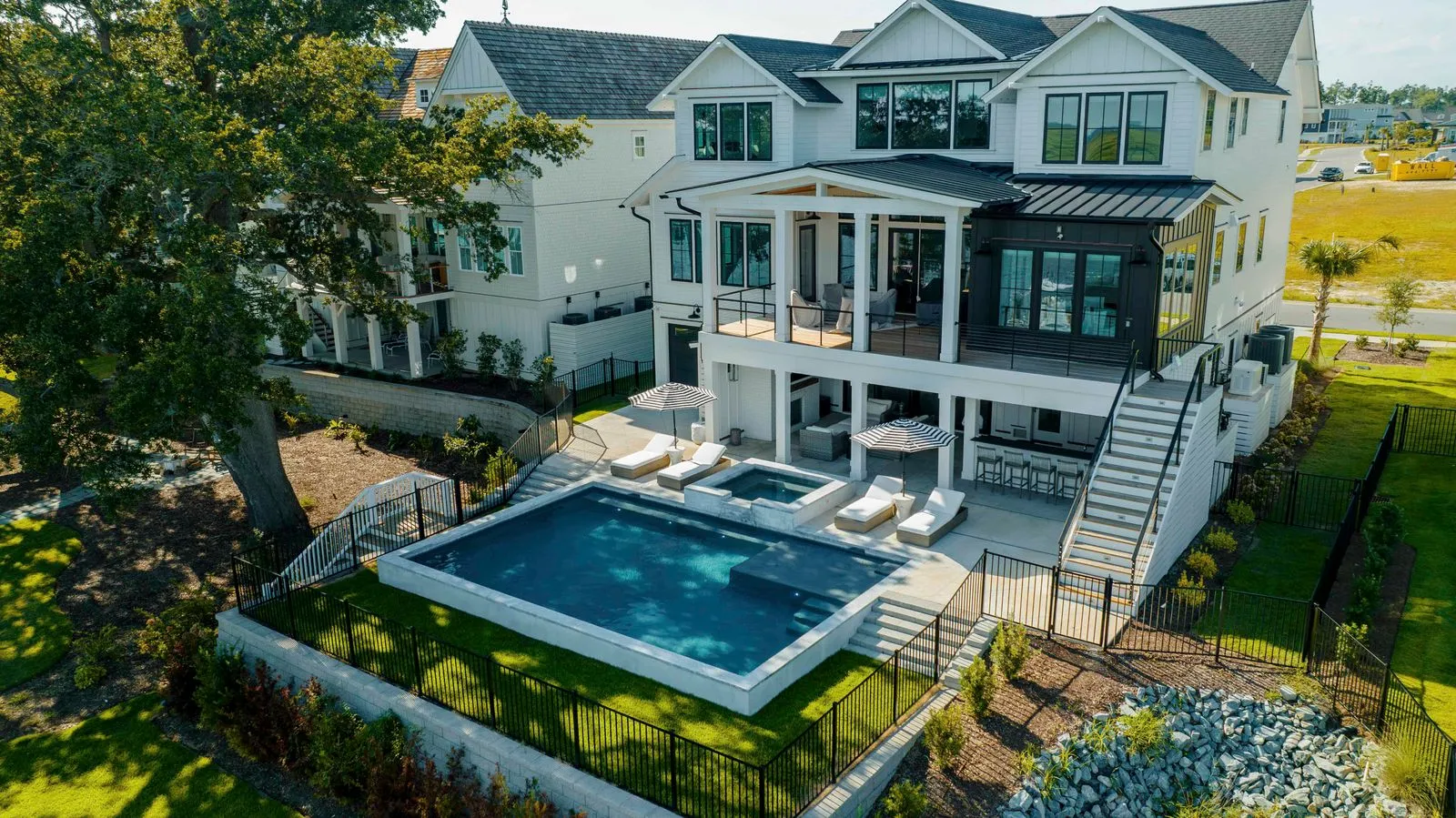 Waterfront Place Custom Pool in Hampstead, NC