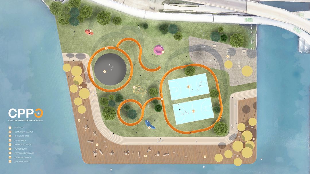 The Future of DuSable Park — Design Competition - Design: Napat ...