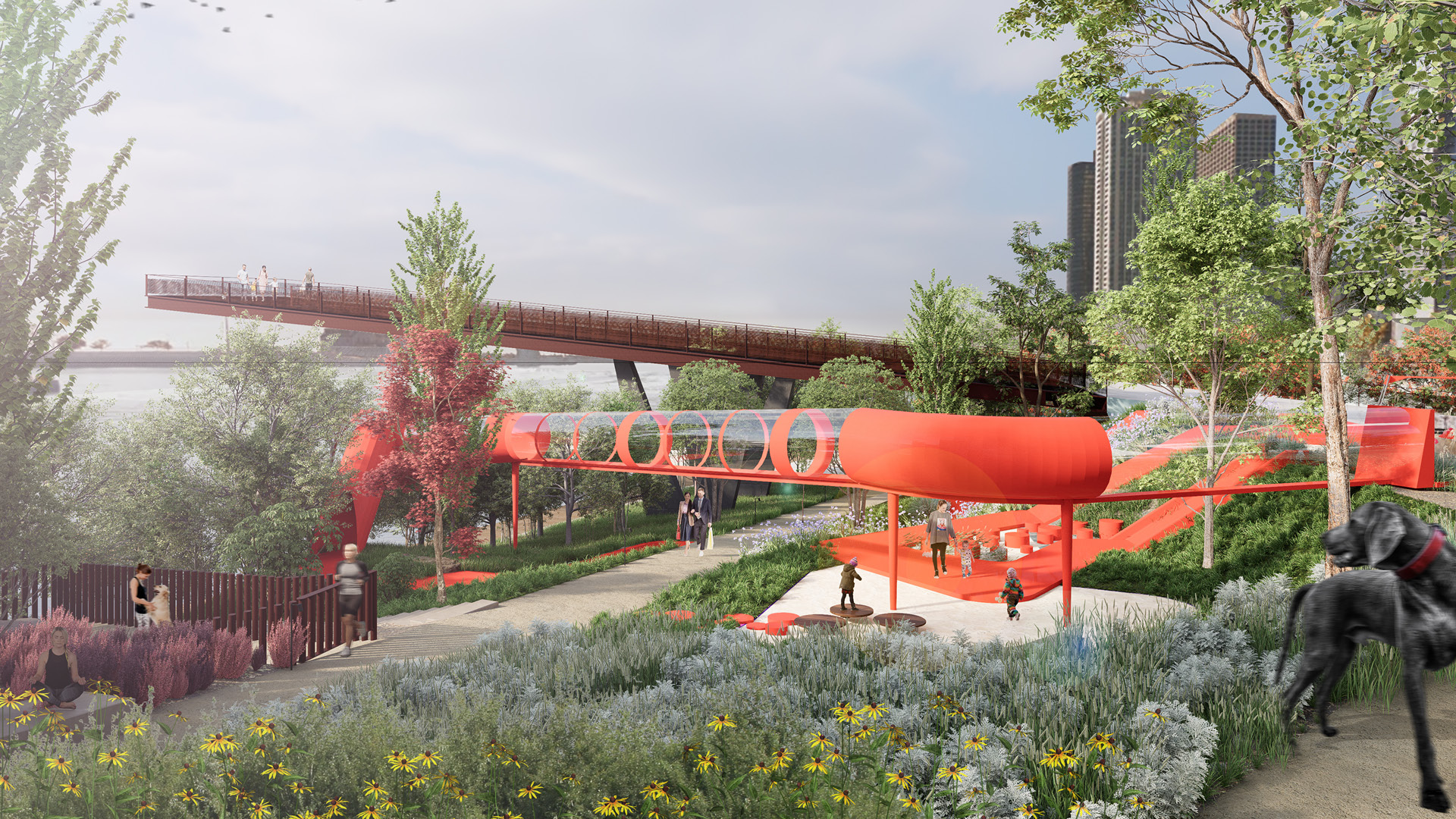 The Future of DuSable Park — Design Competition - Design: Andrei de ...