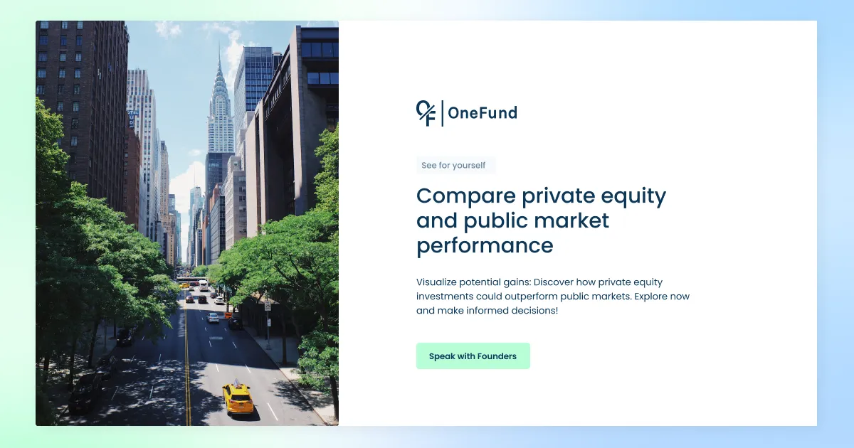See for yourself - Compare private equity and public market performance