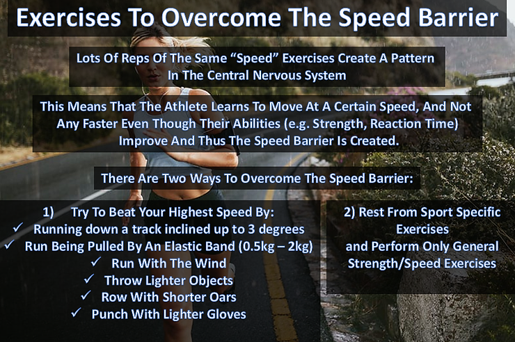 Have You Maxed Out Your Speed? Exercises to Overcome the Speed Barrier