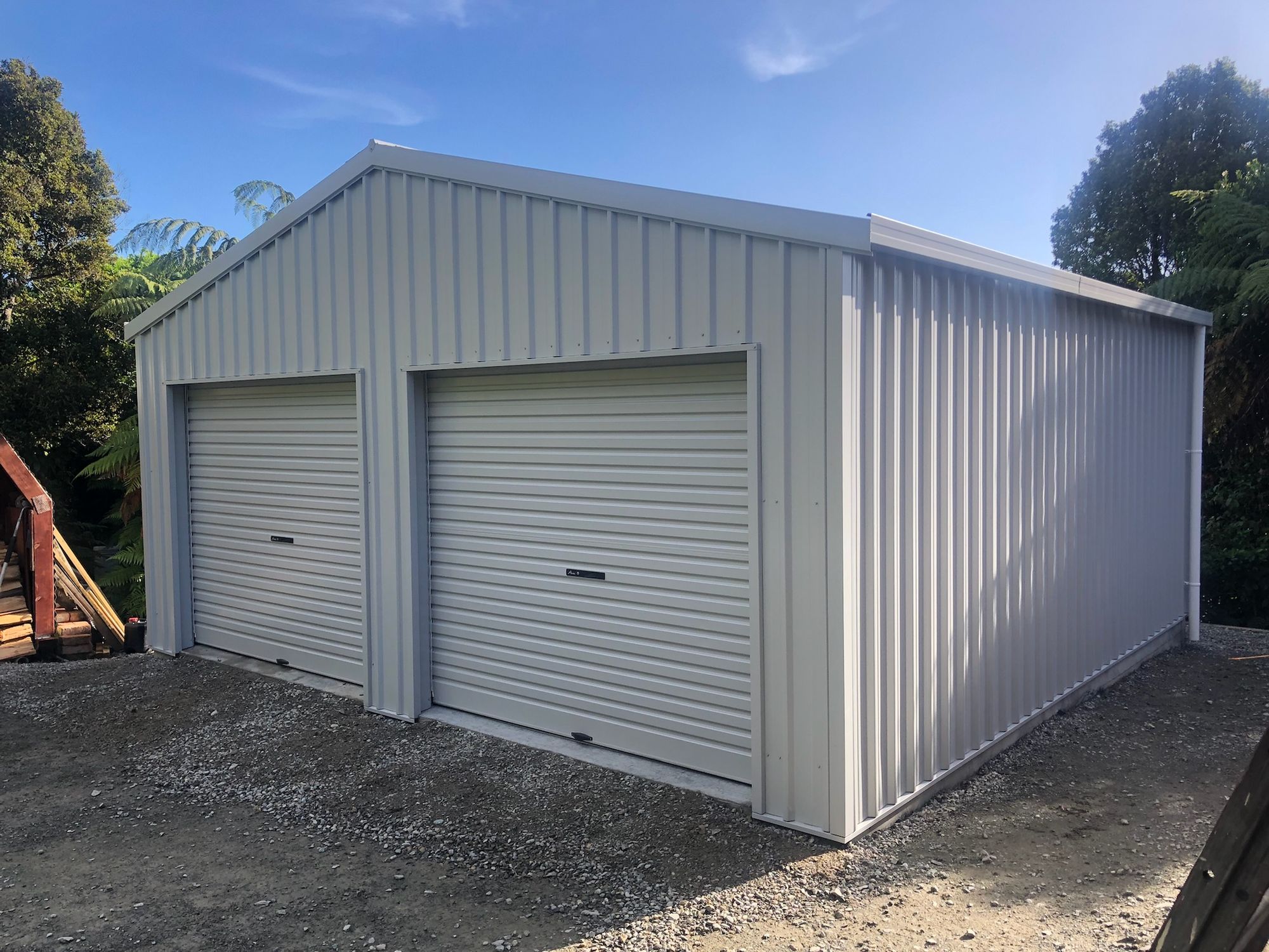 6m x 6m Car Garage - Waghorn Steel Building