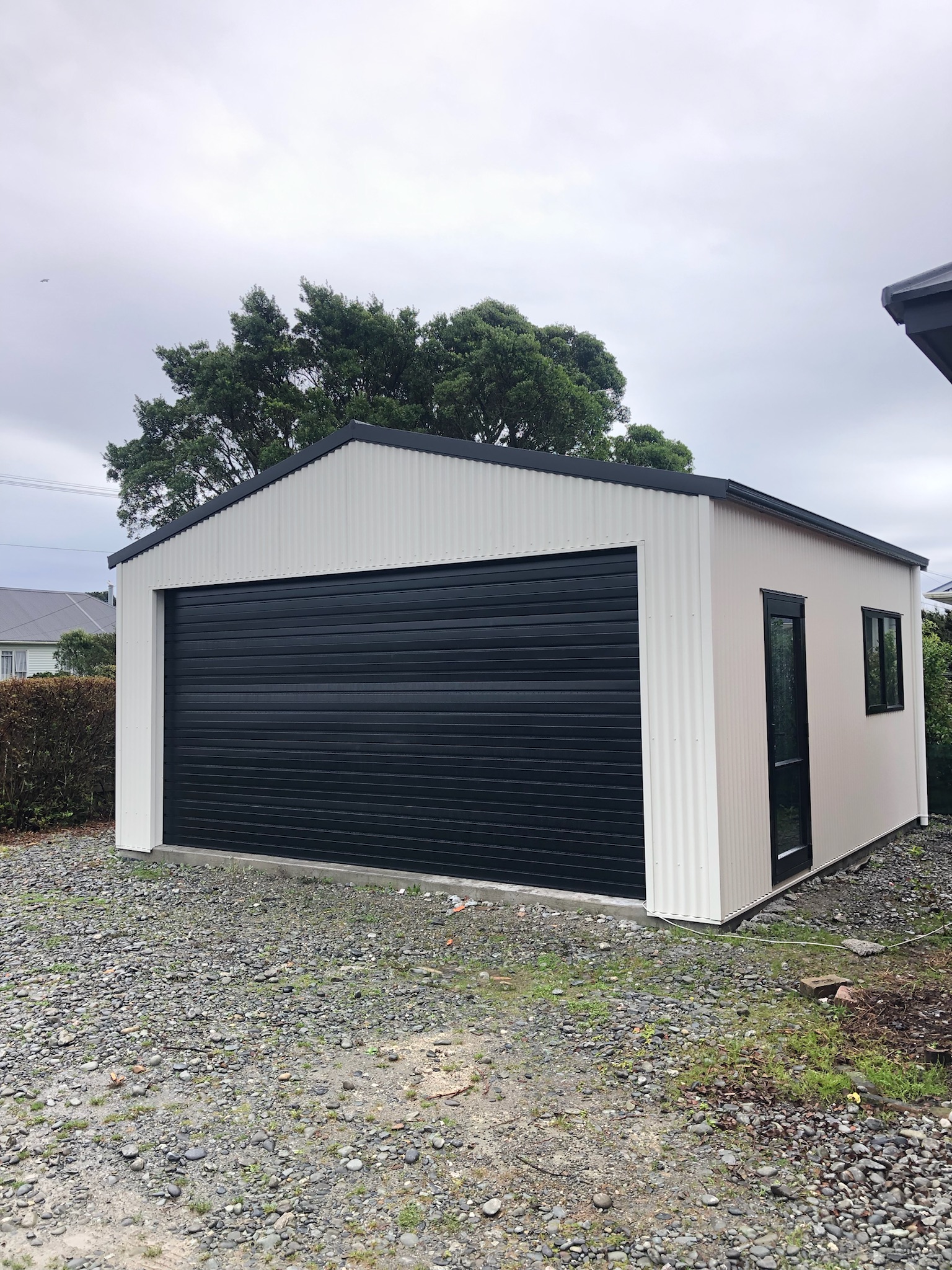 6m x 6m Car Garage - Waghorn Steel Building