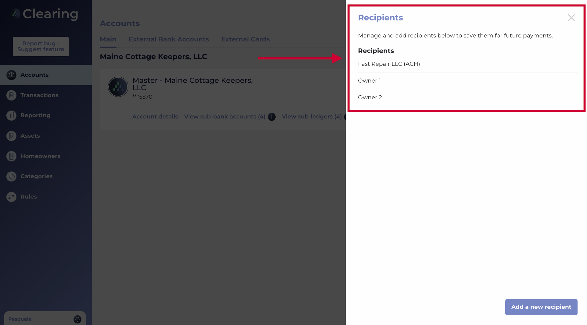 Learn How to Add and Manage Recipients for Hassle-Free Payments in Clearing - Get Clearing
