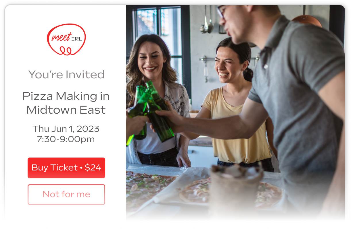 Meet IRL - Ditch the dating apps, try MeetIRL