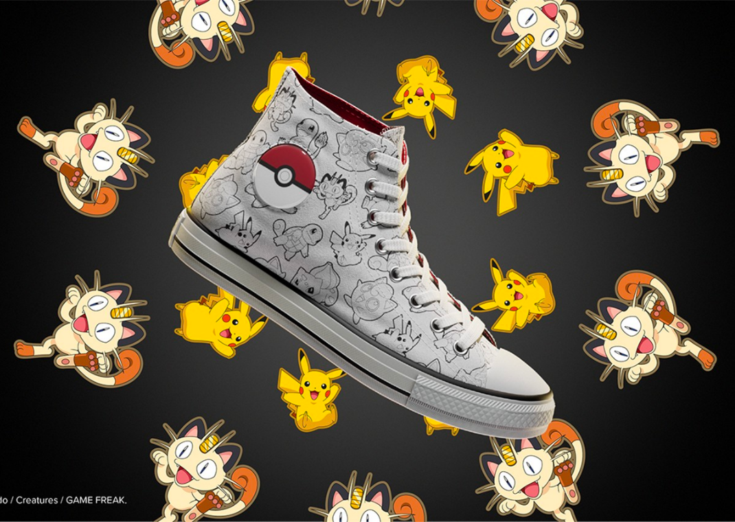 The Pokemon x Converse 25th Anniversary Collection Releases December ...