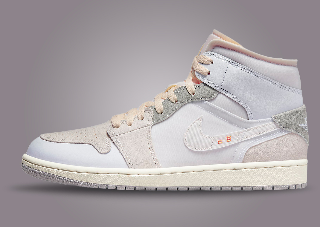 This Air Jordan 1 Mid Gets Turned Inside Out - Sneaker News