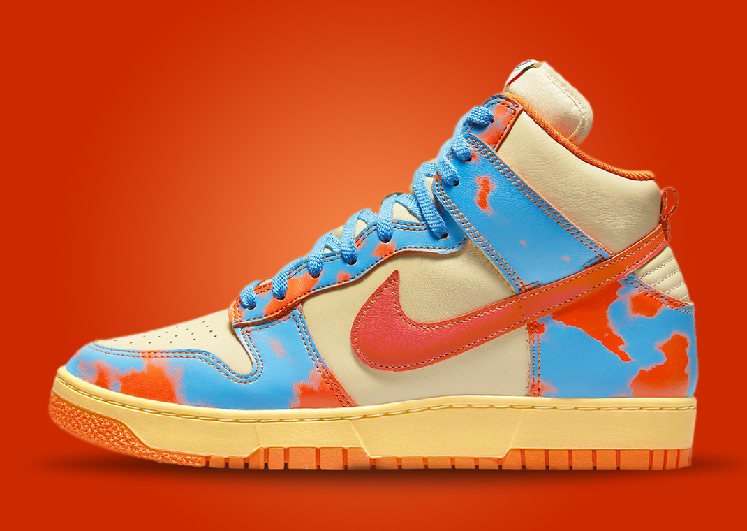 Nike Dunk High 1985 Yellow And Orange Acid Wash Release Date - Sneaker News