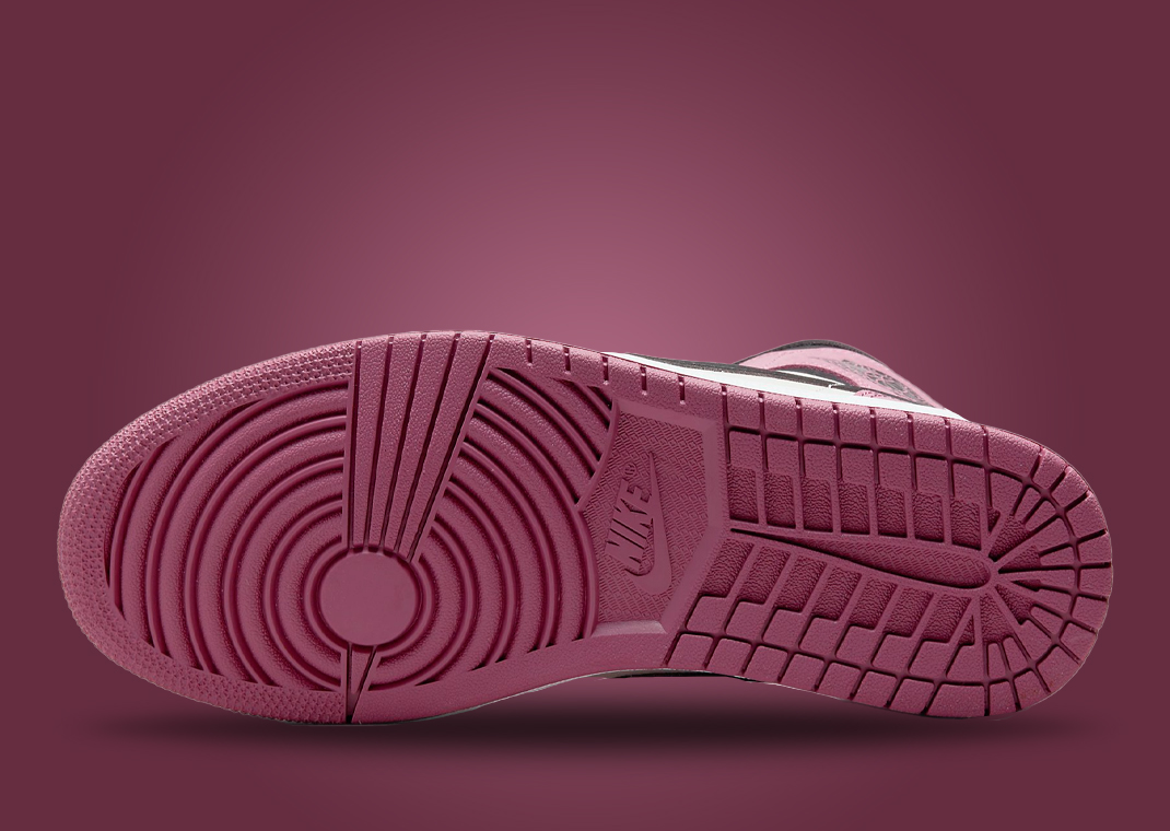Berry Pink Covers This Air Jordan 1 Mid - Sneaker News