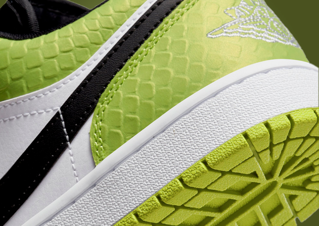 Alligator Skin Covers This Air Jordan 1 Low - Sneaker News