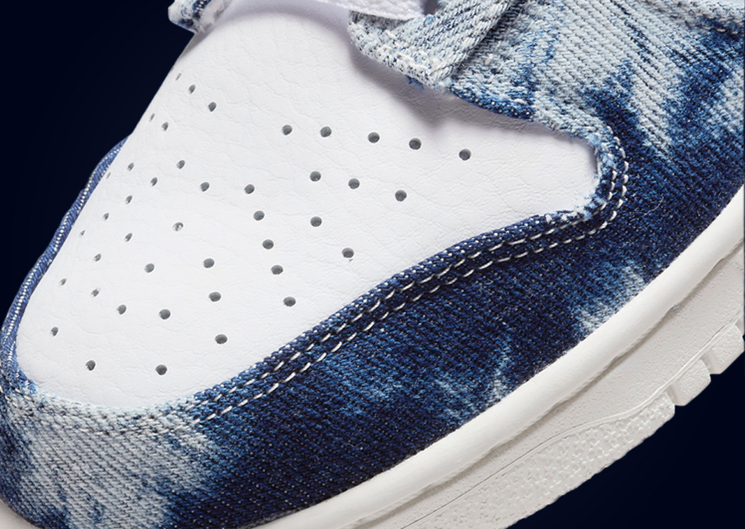 Washed Denim Vibes Come To The Nike Dunk High - Sneaker News