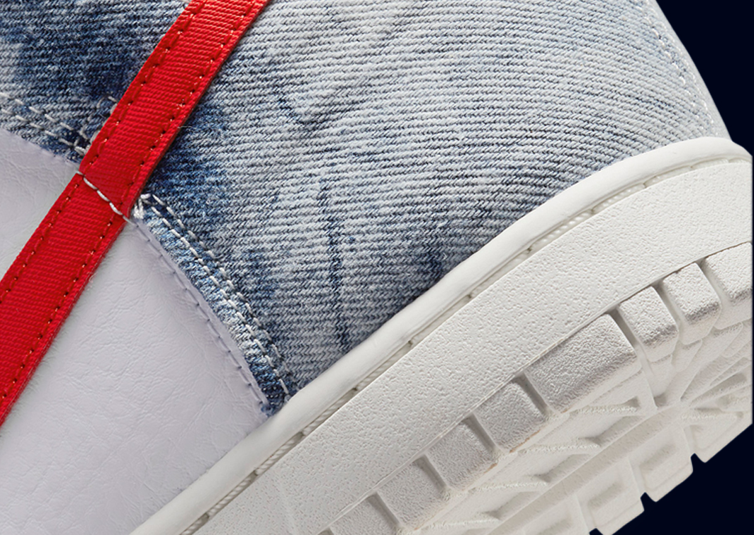 Washed Denim Vibes Come To The Nike Dunk High - Sneaker News