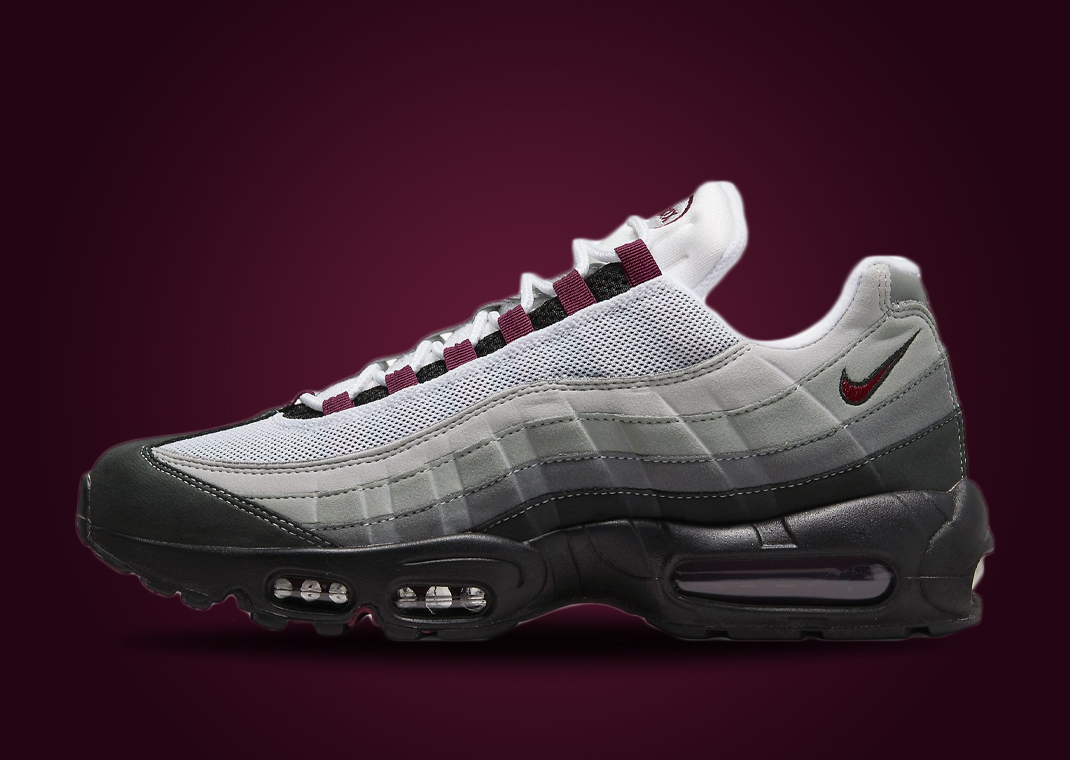 Dark Beetroot Accents This Nike Air Max 95 - Sneaker News