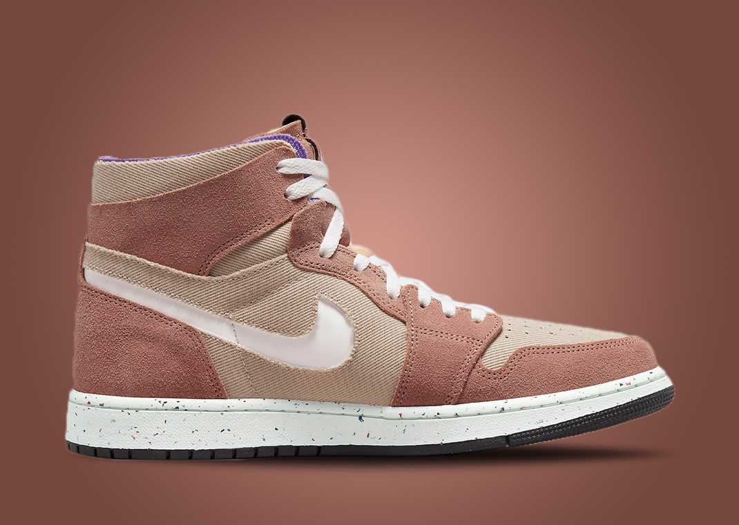 Fossil Stone Covers This Air Jordan 1 High Zoom CMFT - Sneaker News